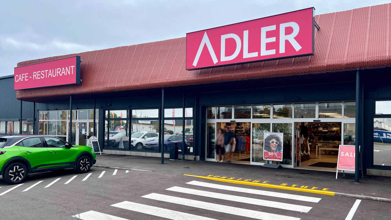 Finde die Adler Filiale in Ihrer Nähe